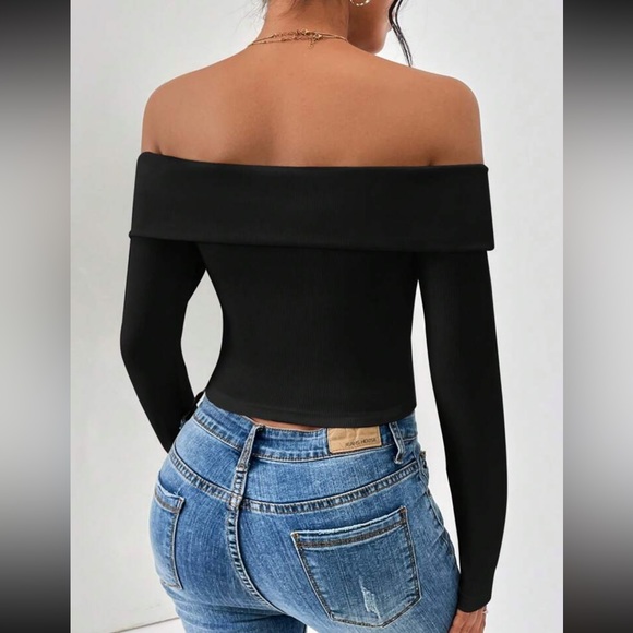Tops | Boho Off Shoulder Fitted Top | Poshmark